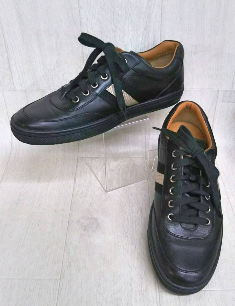 BALLY バリー スニーカー SVNE ORIANO ローカットスニーカー レザー ラバーソール カジュアル US8.5 UK7.5 ...
