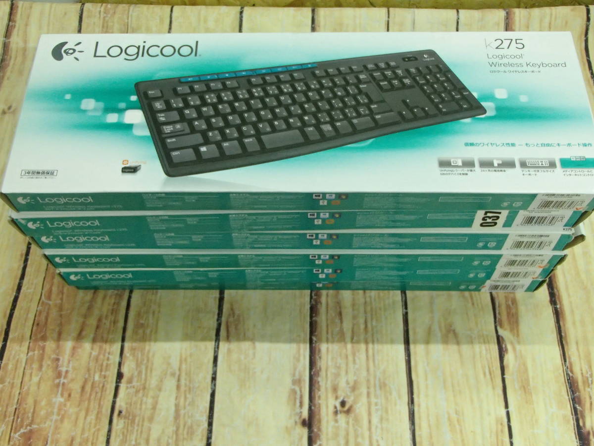 Logicool ロジクール ワイヤレスキーボード K275 WIRELESS KEYBOARD K275 6個セット ｜入力装置