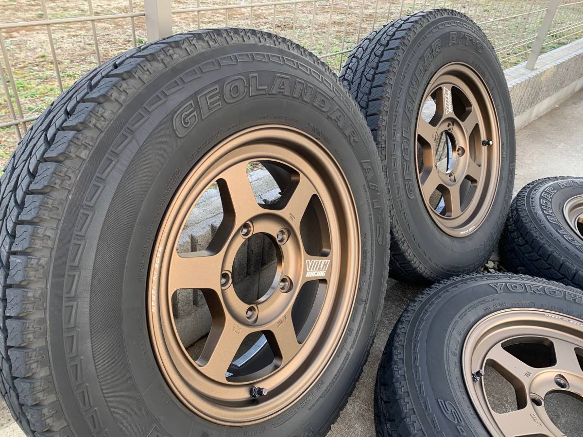 RAYS レイズ VOLK ボルク TE37 16 5.5J ブロンズ 185/85R16 ジオランダー A/T ジムニー JB23(ラジアルタイヤ)｜売買されたオークション情報、yahooの ...