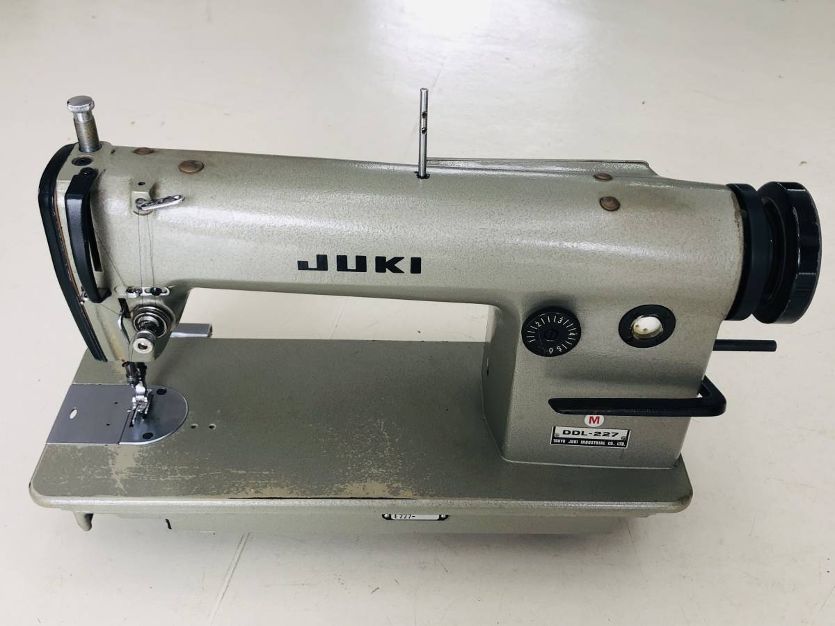 JUKI ジューキ DDL-227 工業用ミシン アンティークミシン 業務用 手芸 裁縫作業 ハンドクラフト 本体のみ 現状品 直接取引歓迎 ...