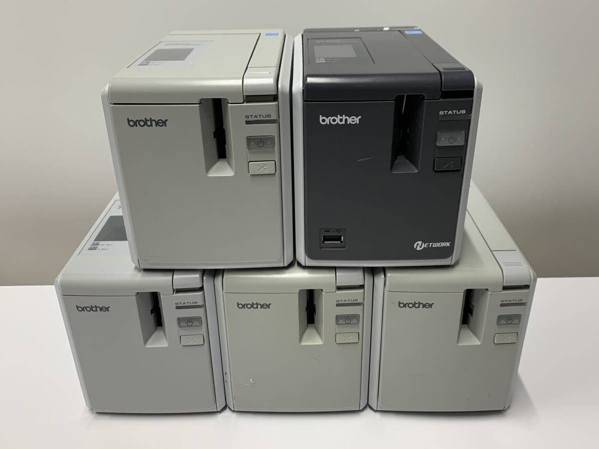 A17951 brother P-touch 9700PC PT-9700PC ラベルプリンタ 現状品4台+brother P-touch ...