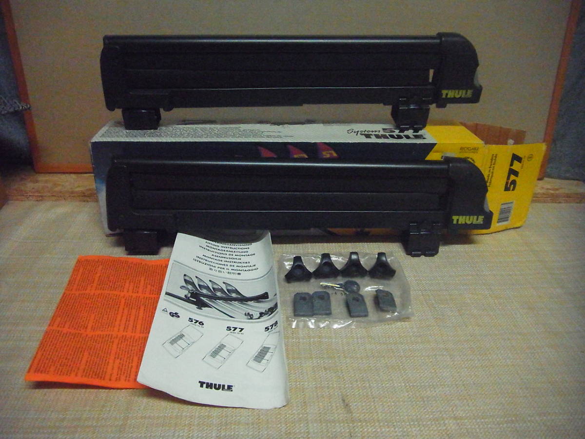 THULE SWEDEN System 577 スキー/スノボード キャリアキット 良品(スキーキャリア、スノーボードキャリア)｜売買されたオークション情報、yahooの商品情報をアーカイブ ...