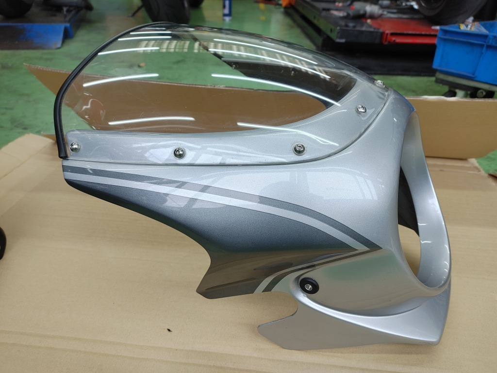 kawasaki カワサキ ゼファー750 RS ZEPHYR750 ZR750 ビキニカウル グレイ シルバー パール グレー GALAXY SILVER / PEARL GENTRY ...