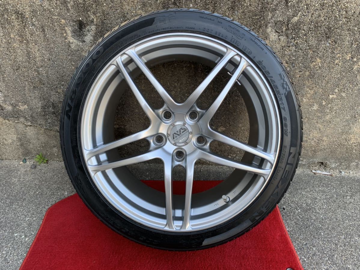 アドバン ADVAN AVS MODEL5 17インチ8J /タイヤ 品付き 1本のみ(ラジアルタイヤ)｜売買されたオークション情報 ...