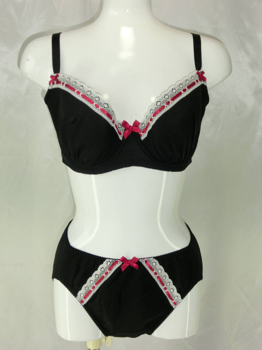 E85 LL 3L ブラック ニーナC フェミニンブラジャー ショーツセット 88(80以上)｜売買されたオークション情報、yahooの商品情報をアーカイブ公開 - オークファン（aucfan ...