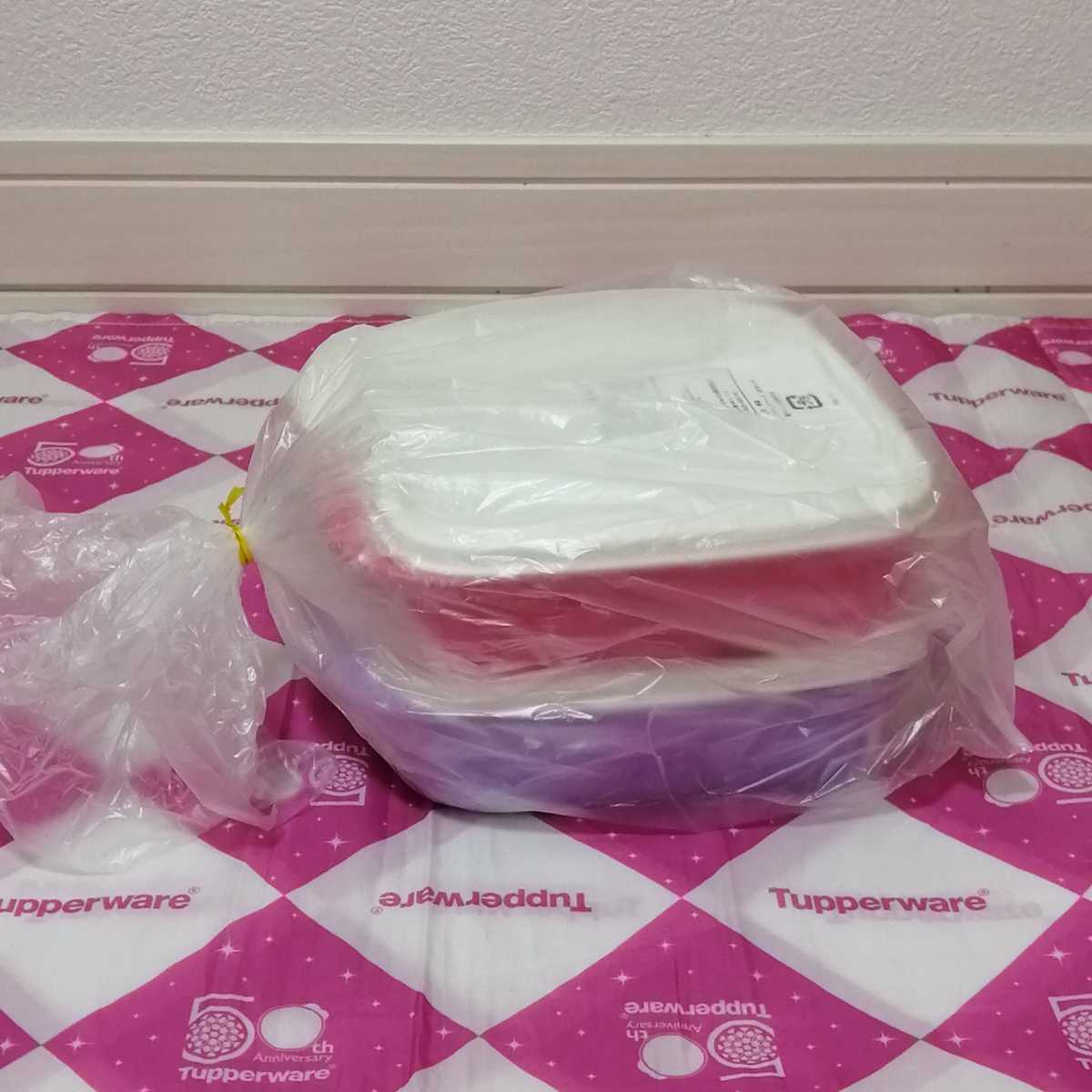 限定品 タッパーウェア スクエア ランチケース 仕切り付 2個 Tupperware(プラスチック製)｜売買されたオークション情報、yahooの商品情報をアーカイブ公開 - オークファン ...