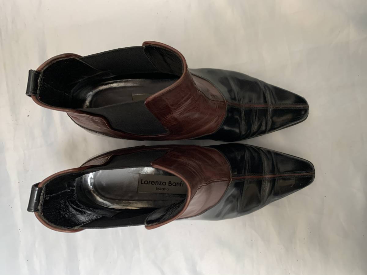 Made in Italy Banfiロレンツォ バンフィショートブーツ＋スリップオン2足 ALESSIO BALDUCCI 1足 合計4足を ...