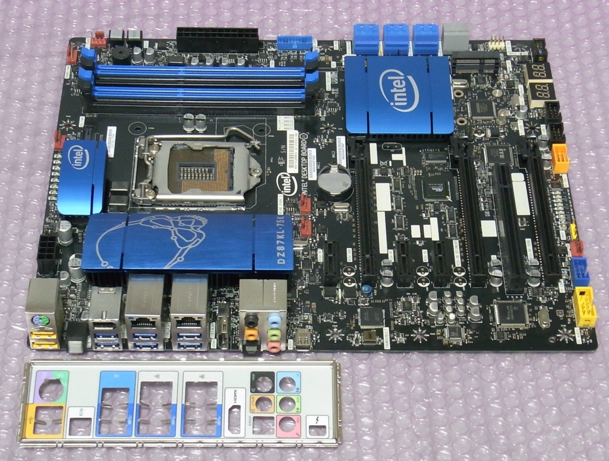 M1015 Intel Desktop Board DZ87KLT-75K LGA1150 マザーボード BIOS起動確認(インテル)｜売買さ ...
