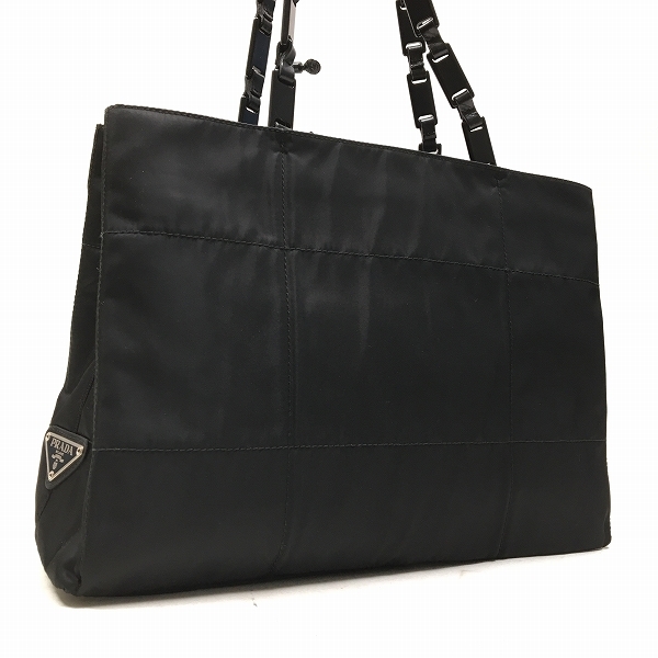 超 プラダ PRADA 31 ナイロン いい感じ かわいい トート バッグ 定番の黒 L15-012(トートバッグ)｜売買されたオークション情報、yahooの商品情報をアーカイブ公開 ...
