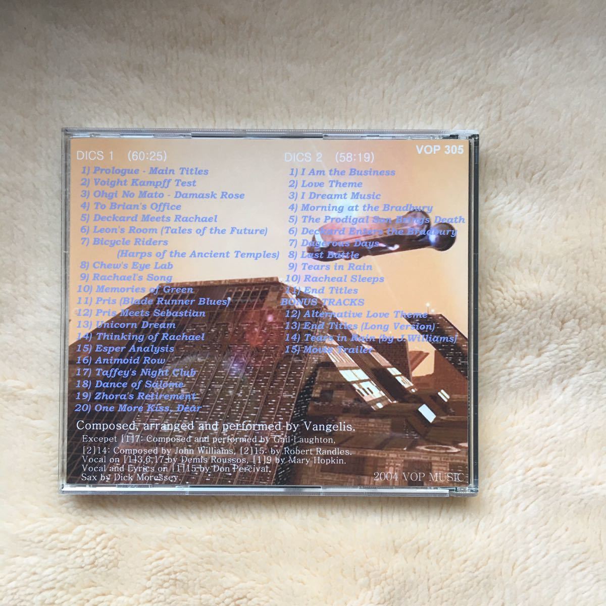 BLADE RUNNER VANGELIS ULTIMATE COMPLETE SCORE ブレードランナー CDR(SF、ファンタジー ...