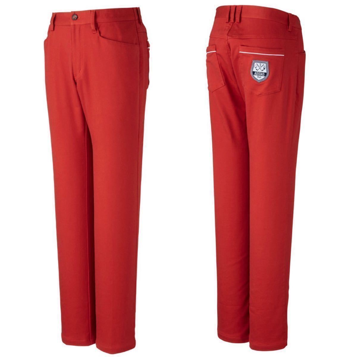 アディダス adidas 定価9900円 秋冬モデル ゴルフ ディダス adidas SP スウェットライクパンツ 91 レッド N68051 ...