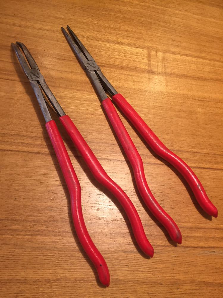 スナップオン snap-on ニードルノーズプライヤー 35°ベントノーズプライヤー ロングリーチ 102LHCP 915CP 415CP ...
