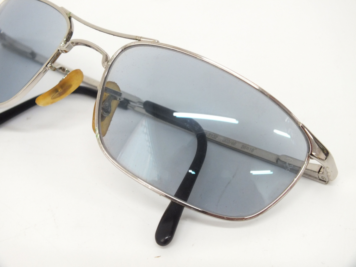 RayBan/レイバン サングラス ラプター RB3132 003/46 56 18 ブルー系レンズ ケース付き(サングラス)｜売買された ...