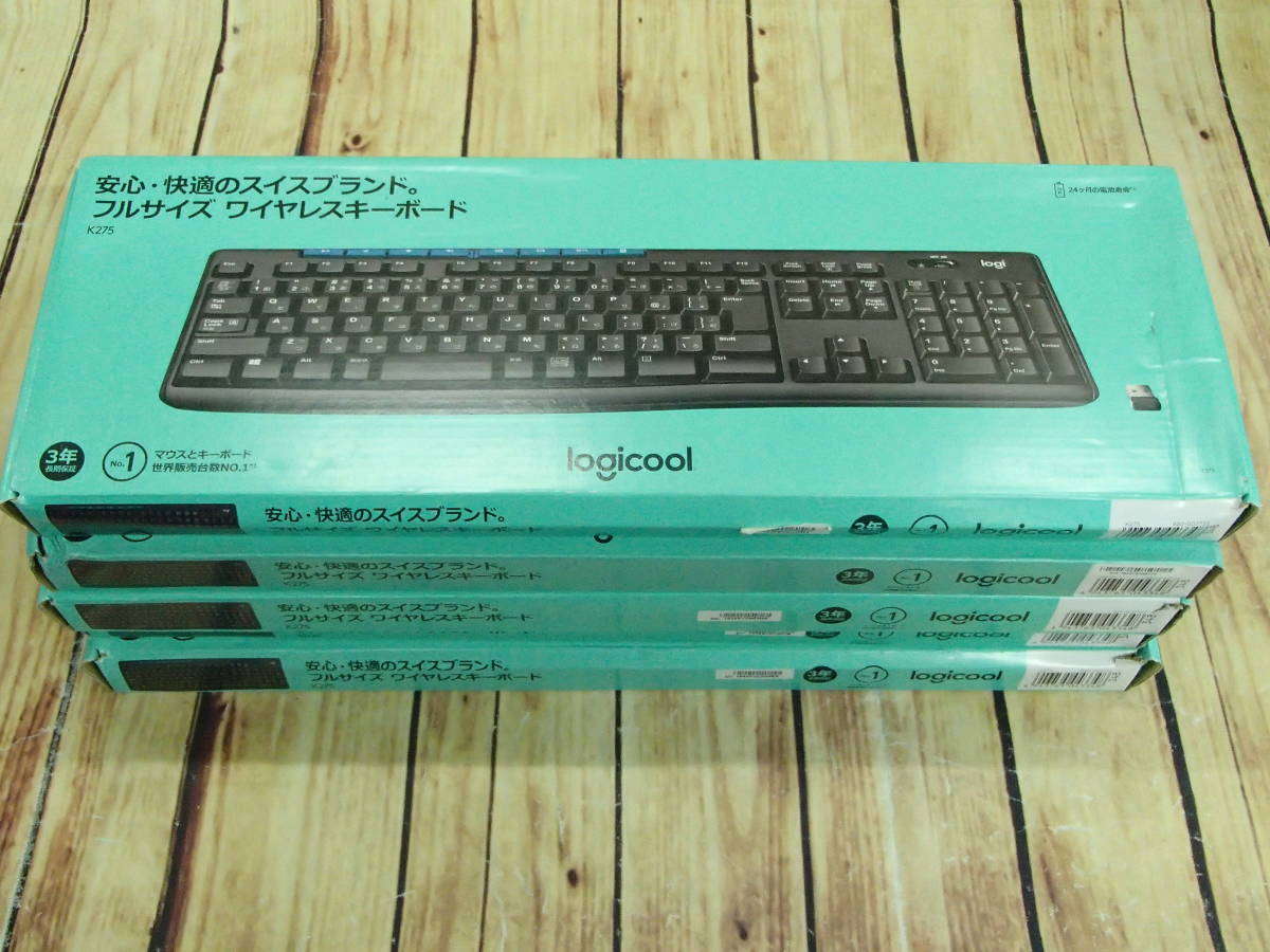ロジクール ワイヤレスキーボードK275 WIRELESS KEYBOARD K275 5個セット(ワイヤレスキーボード)｜売買された ...