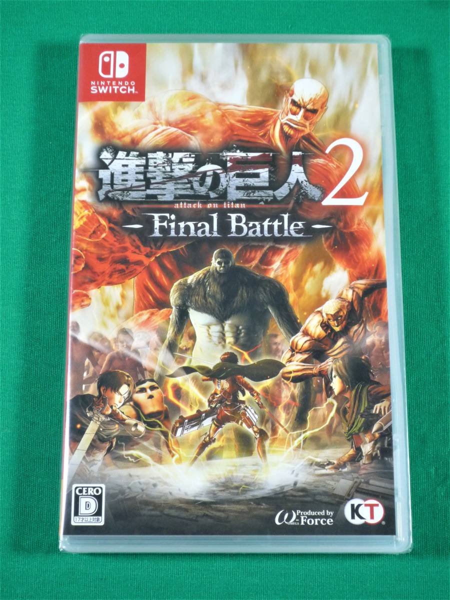 R929 スイッチソフト 進撃の巨人2 Final Battle Nintendo Switch ニンテンドースイッチ コーエーテクモゲームス ...