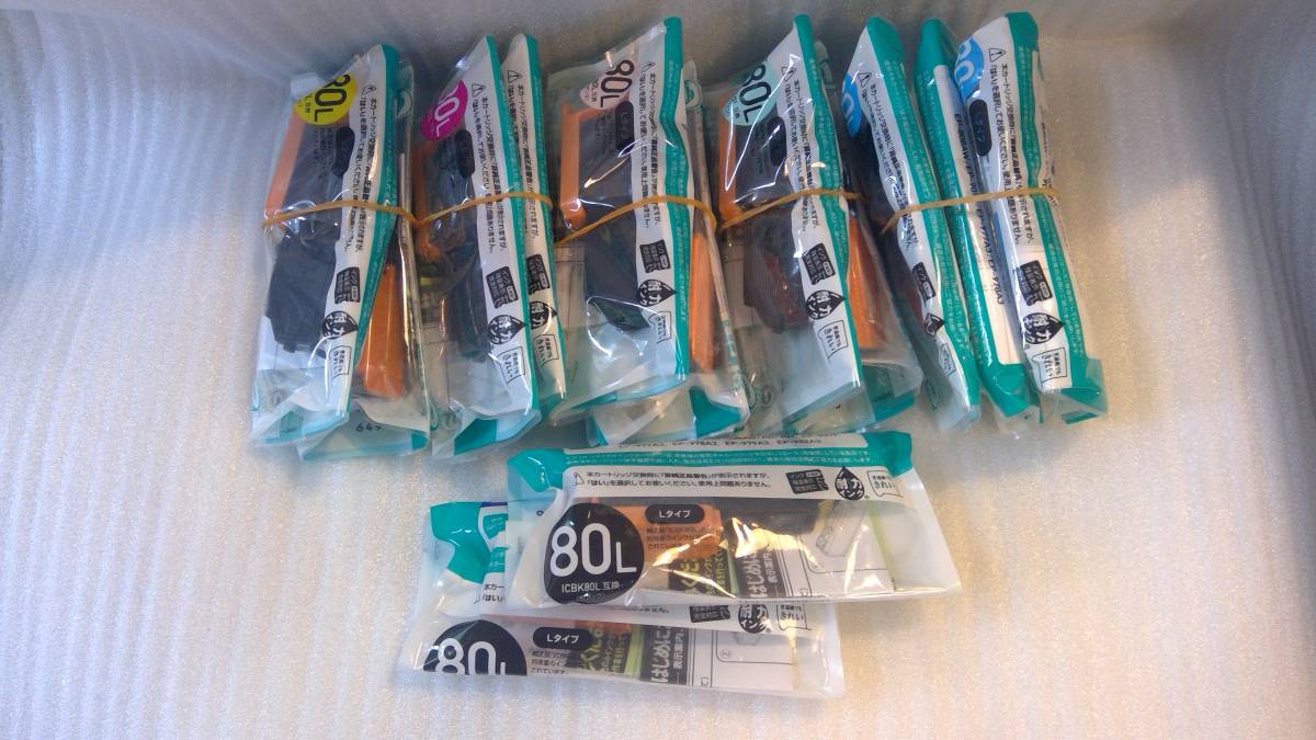 エプソン用 エコリカリサイクル ECI-E80L-LM まとめ売り(エプソン)｜売買されたオークション情報、yahooの商品情報をアーカイブ公開 - オークファン（aucfan.com）