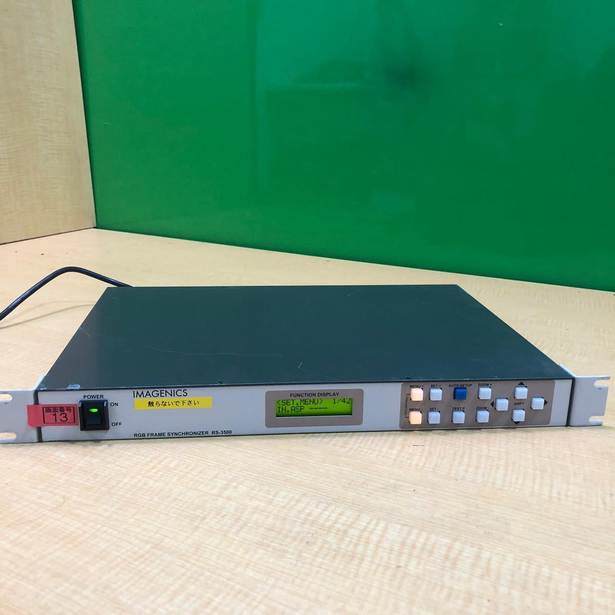 IMAGENICS イマジニクス RGB FRAME SYNCRONIZER シンクロナイザー RS-3500 み(映像機器)｜売買された ...