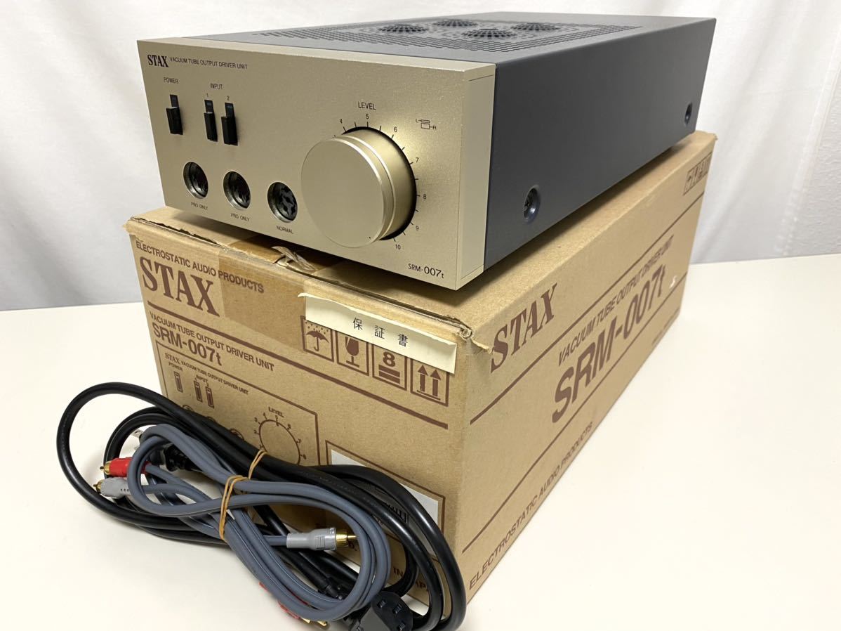 STAX スタックス SRM-007t 真空管式ドライバーユニット 元箱付 /現状品/同梱不可(スタックス)｜売買されたオークション情報 ...
