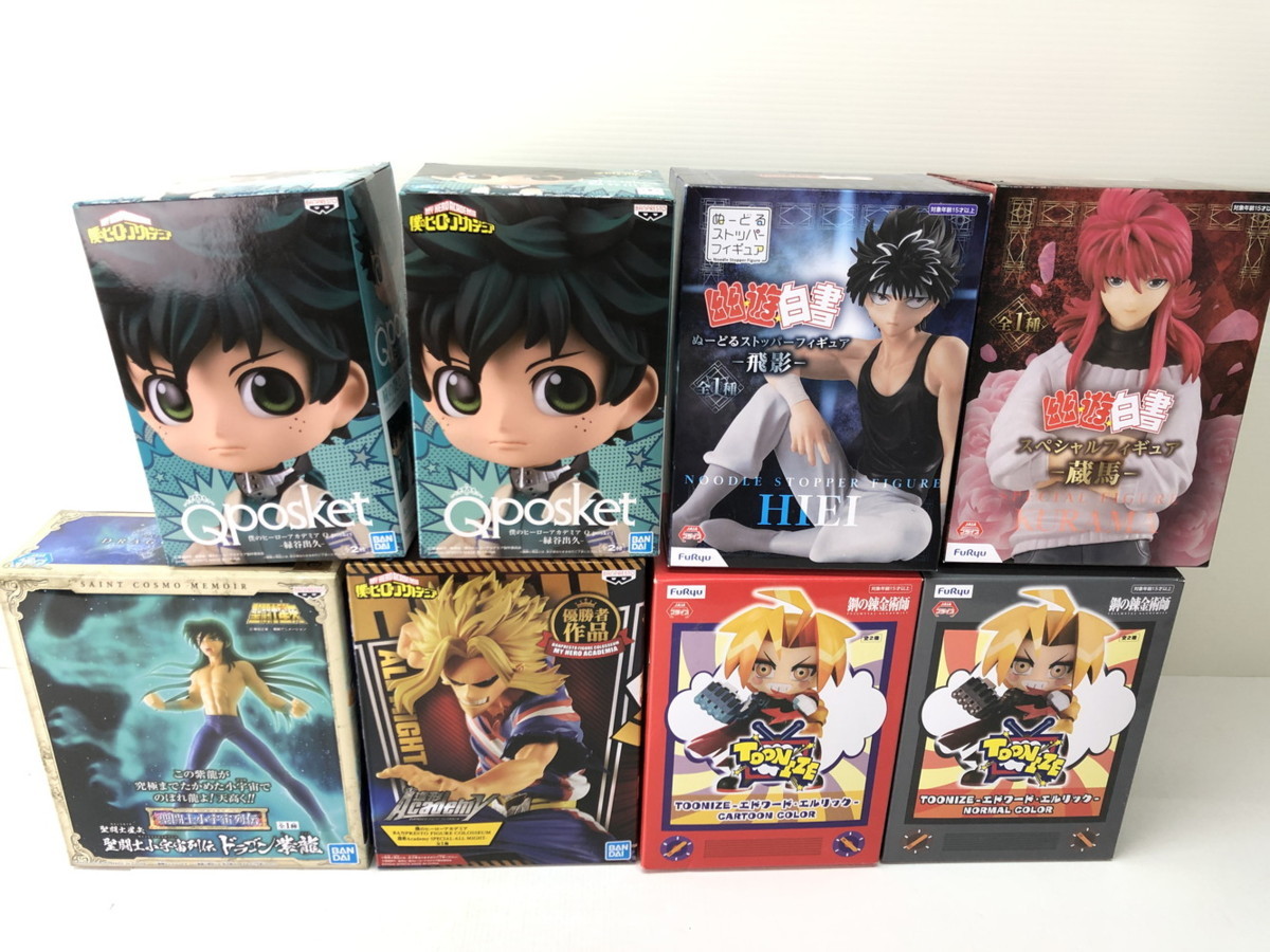 MSMO BANDAI SPIRITS 僕のヒーローアカデミア 幽遊白書 他 プライズフィギュア 8体セット 51-210310-NT-09-HOM(コミック、アニメ)｜売買されたオークション ...