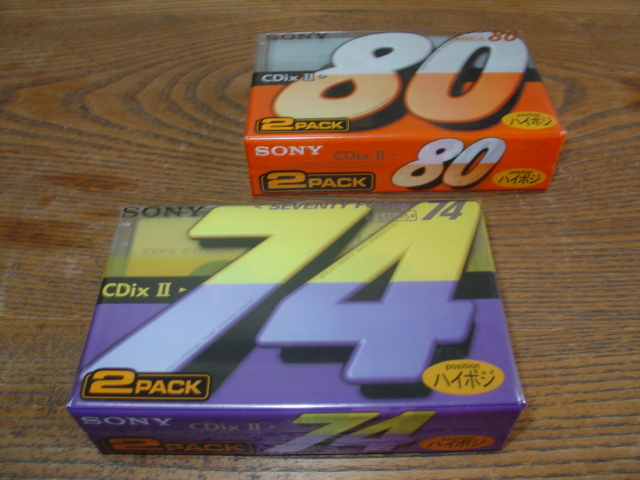 SONYハイポジ カセットテープ 4個 C74 2 C80 2 送料全国一律210円(記録媒体)｜売買されたオークション情報、yahooの商品情報をアーカイブ公開 - オークファン ...