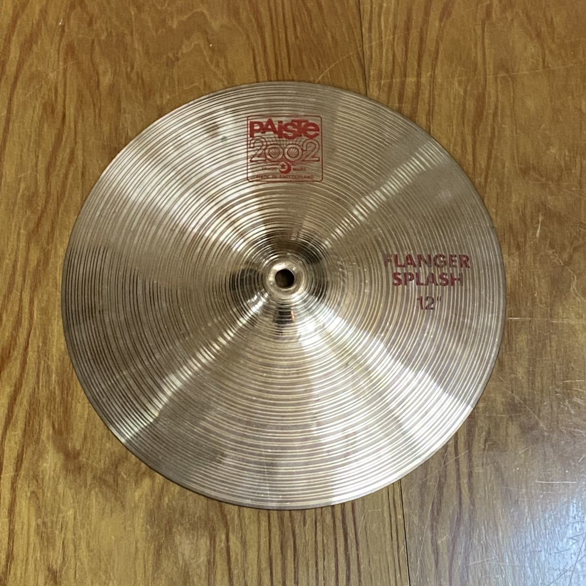 PAISTE 2002 FLANGER SPLASH 12 スプラッシュシンバル パイステ ややジャンク(シンバル)｜売買されたオークション ...
