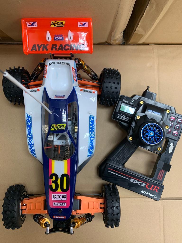 AYK 青柳金属工業 PRO RADIANT プロ レイジェント 1/10レーシング プロポ 送信機付 現状品(完成品（電動）)｜売買された ...