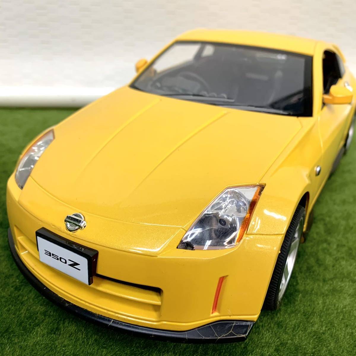 19 み/長期保管品/ RASTAR NISSAN 350Z yellow / 1:14 /ラジコンカー MADE IN CHINA(乗用車 ...