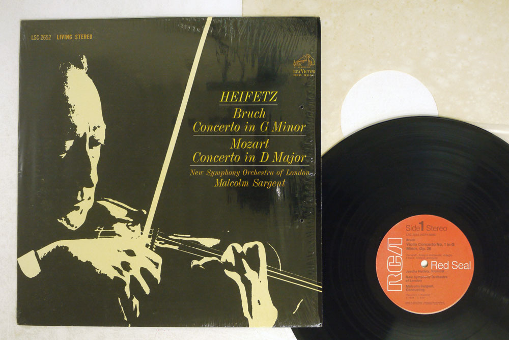 米 HEIFETZ/ハイフェッツ/ブルッフ ヴァイオリン協奏曲 第1番/モーツァルト 第4番/RCA VICTOR LSC-2652(その他 ...