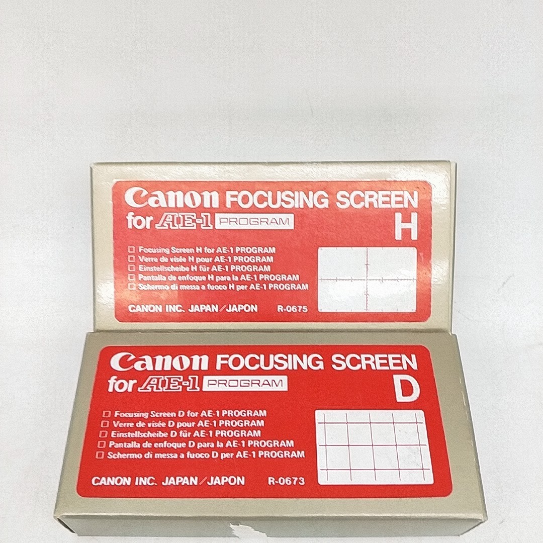 S344 1円スタート Canon Focusing Screen for AE-1 2点 まとめ Dタイプ Hタイプ フォーカシング ...