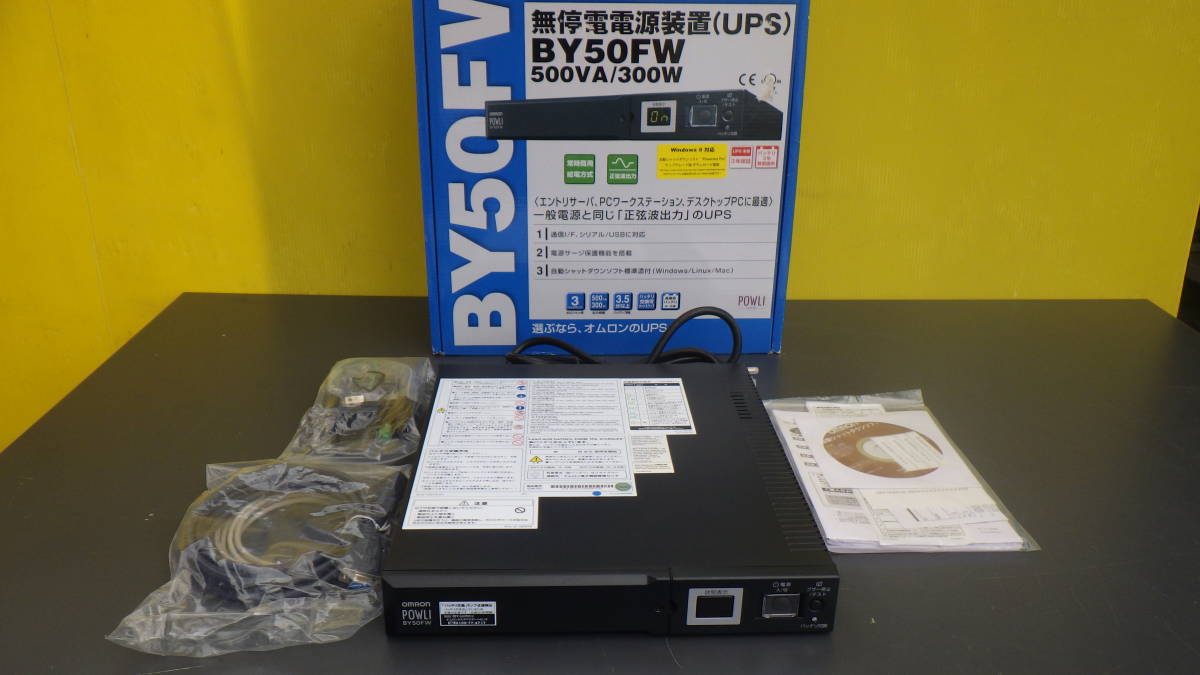 開封済み 品 OMRON オムロン BY50FW 無停電電源装置 500VA／300W(UPS、無停電電源装置)｜売買されたオークション情報 ...