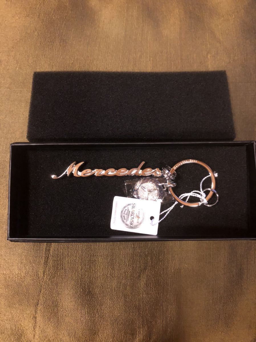 Mercedes-Benz メルセデスベンツ スワロフスキー キーリング シルバー 純正品 キーリング B66041675(メルセデス・ベンツ ...