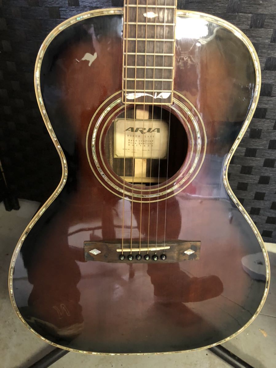 ARIA ADL-05 AVS アコースティックギター Aria アリア アコギ クラシックギター 螺鈿 ラデン(アリア)｜売買された ...
