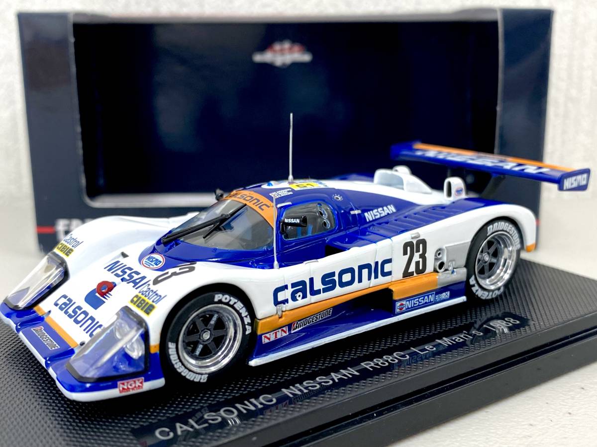 EBBRO エブロ 1/43 CALSONIC NISSAN R88C Le Man's 1988 No.23 カルソニック ニッサン ルマン(レーシングカー)｜売買されたオークション情報 ...