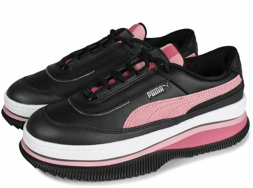 PUMAプーマ デバ ミックスド メタリック スニーカー レディース 厚底 DEVA MIXED METALLIC WMNS ブラック 黒 24.5cm B034(24.5cm)｜売買された ...