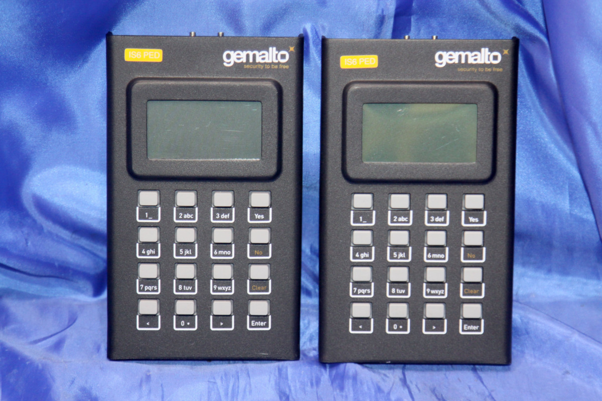 2台1セット SafeNet PED-04 PED Pin Entry Luna Remote 808-000102-001 Rev.D/本体 ...