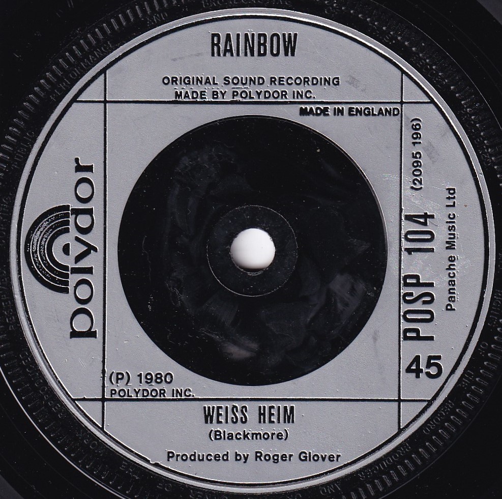 UKオリジナル7”s RAINBOW ALL NIGHT LONG/WEISS HEIM(Rainbow)｜売買されたオークション情報、yahooの商品情報をアーカイブ公開 - オークファン ...