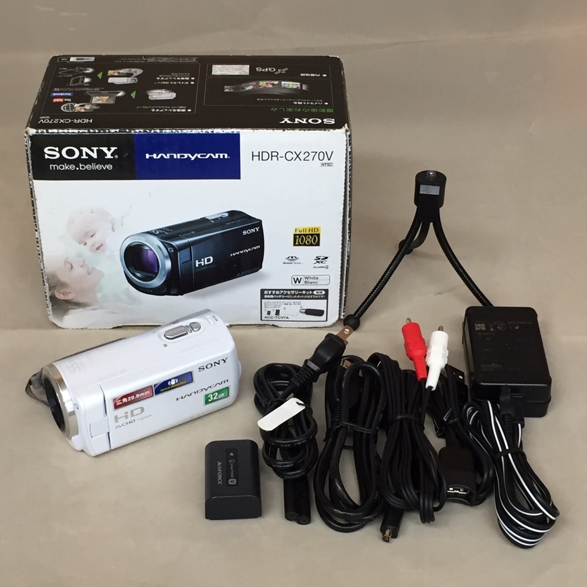 SONY ソニー デジタルHDビデオカメラ HDR-CX270V 品B 管理番号：063109(ソニー)｜売買されたオークション情報 ...