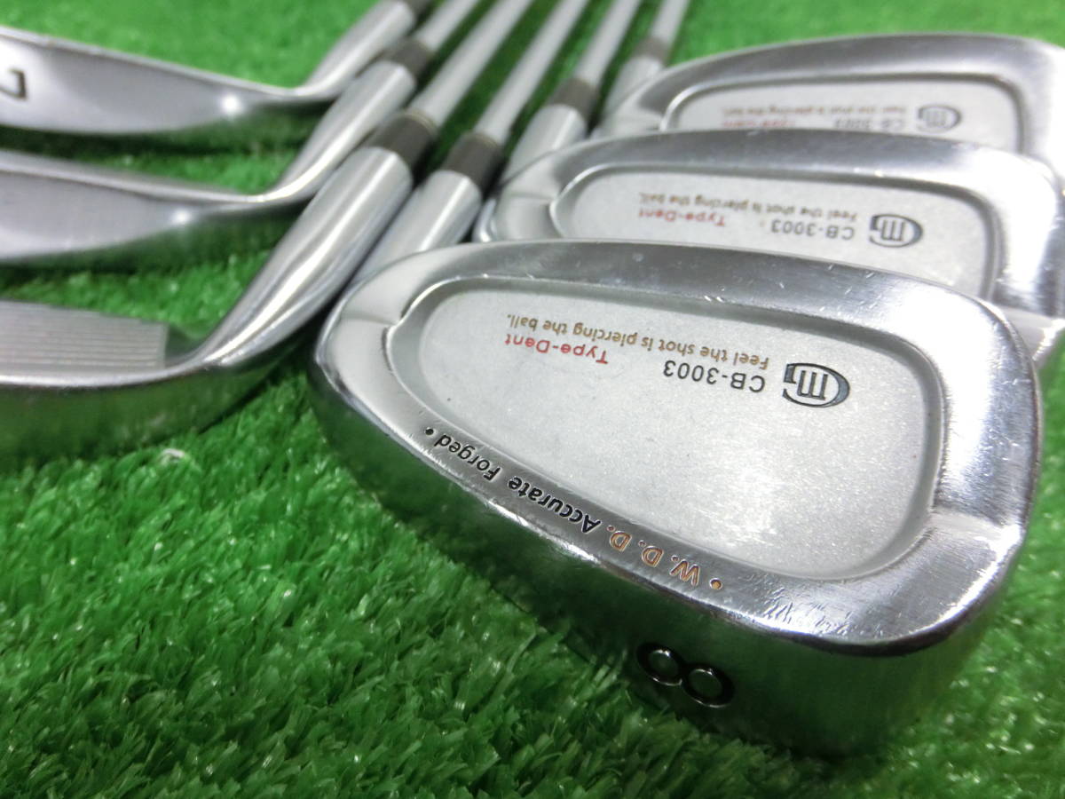 名器 三浦技研 W.D.D CB-3003 FORGED Type-Dent 5番 9番 P アイアン 6本セット シャフト Dynamic Gold フレックス S300 A0441(三浦 ...