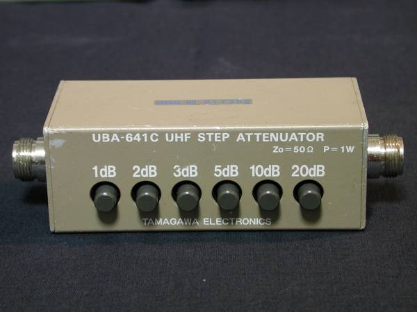 TAMAGAWA UBA-641C UHF STEP ATTENUATOR(その他)｜売買されたオークション情報、yahooの商品情報をアーカイブ公開 - オークファン（aucfan.com）