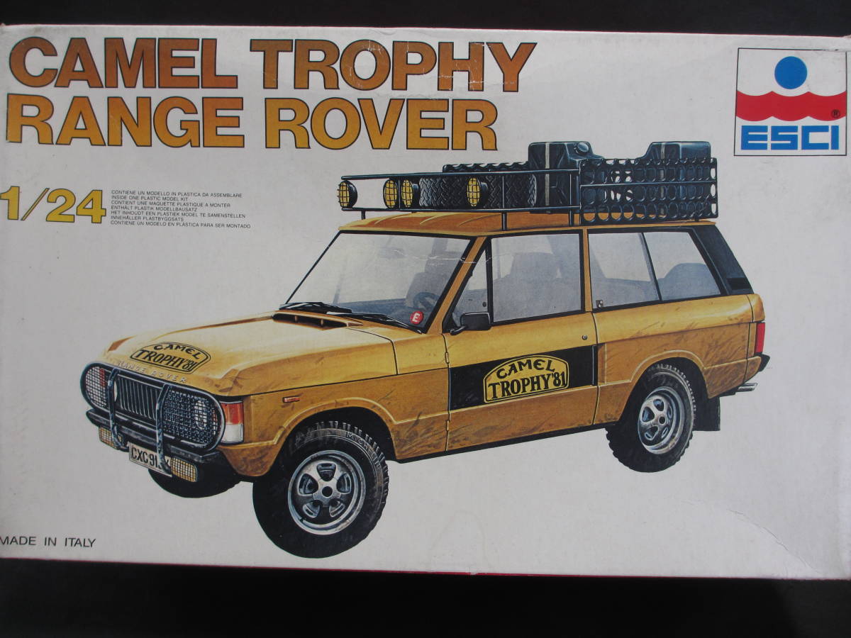 エッシー 1/24 キャメルトロフィー レンジ ローバー 未組立キット ESCI Camel Trophy Range Rover(ラリー ...
