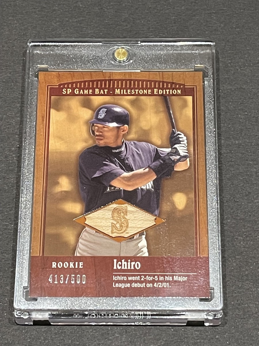 2001UPPER DECK SP GAME BAT MILESTONE EDITION #91 ICHIRO BAT RC 500枚限定 ...