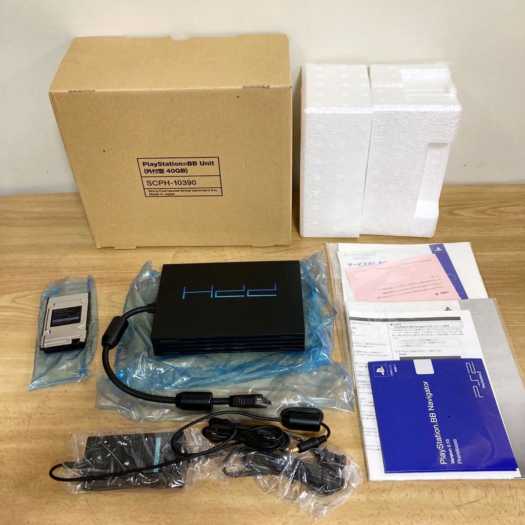 YK17 PS2 Playstation BB Unit 外付型 40GB SCPH-10390 SONY プレイステーション プレステ2 ...