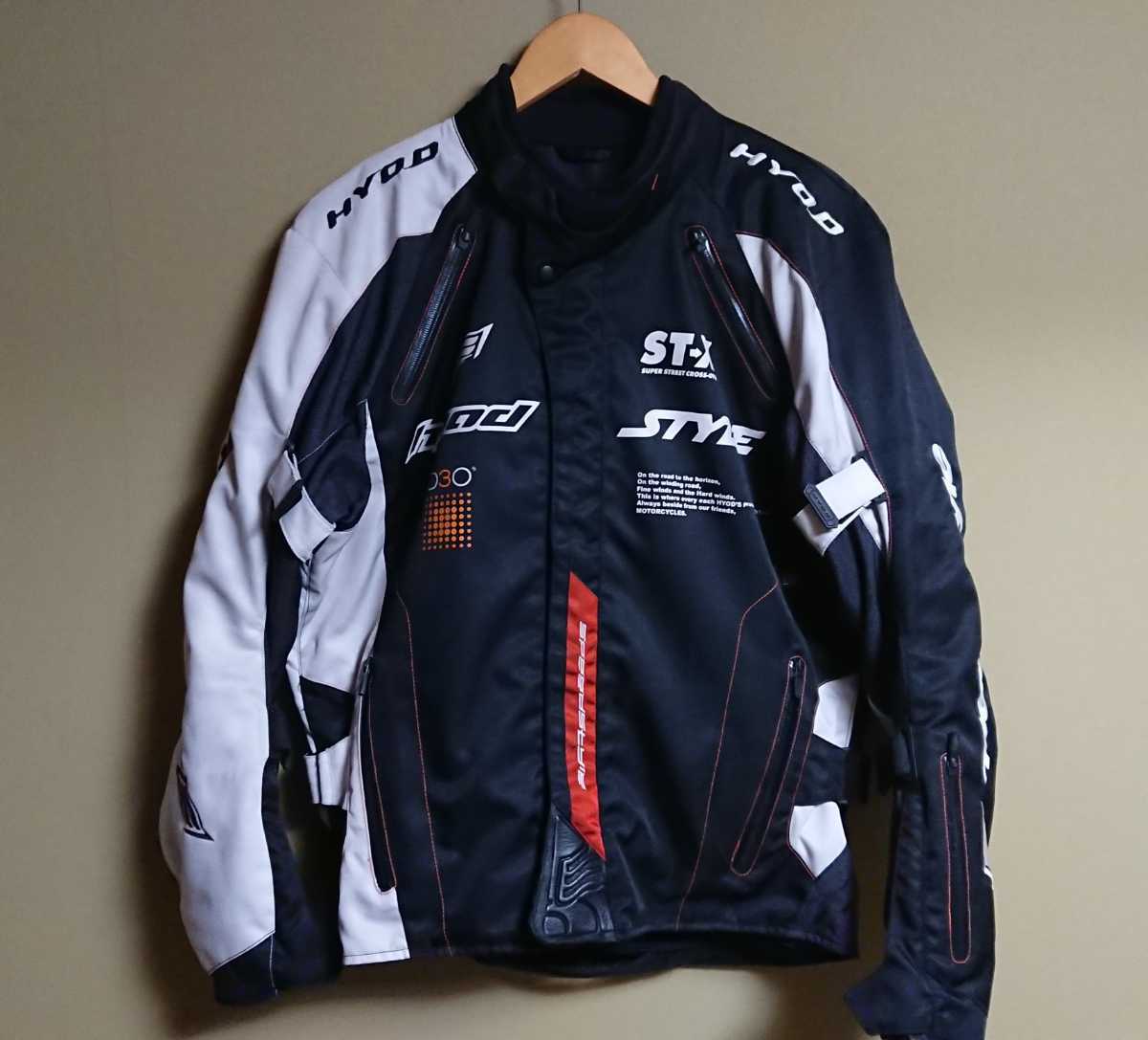 HYOD SPEED STYLE ST-X D3O ジャケット ブラック系 Lサイズ ヒョウドウ バイクウェア メンズ 3シーズン SPEED ...