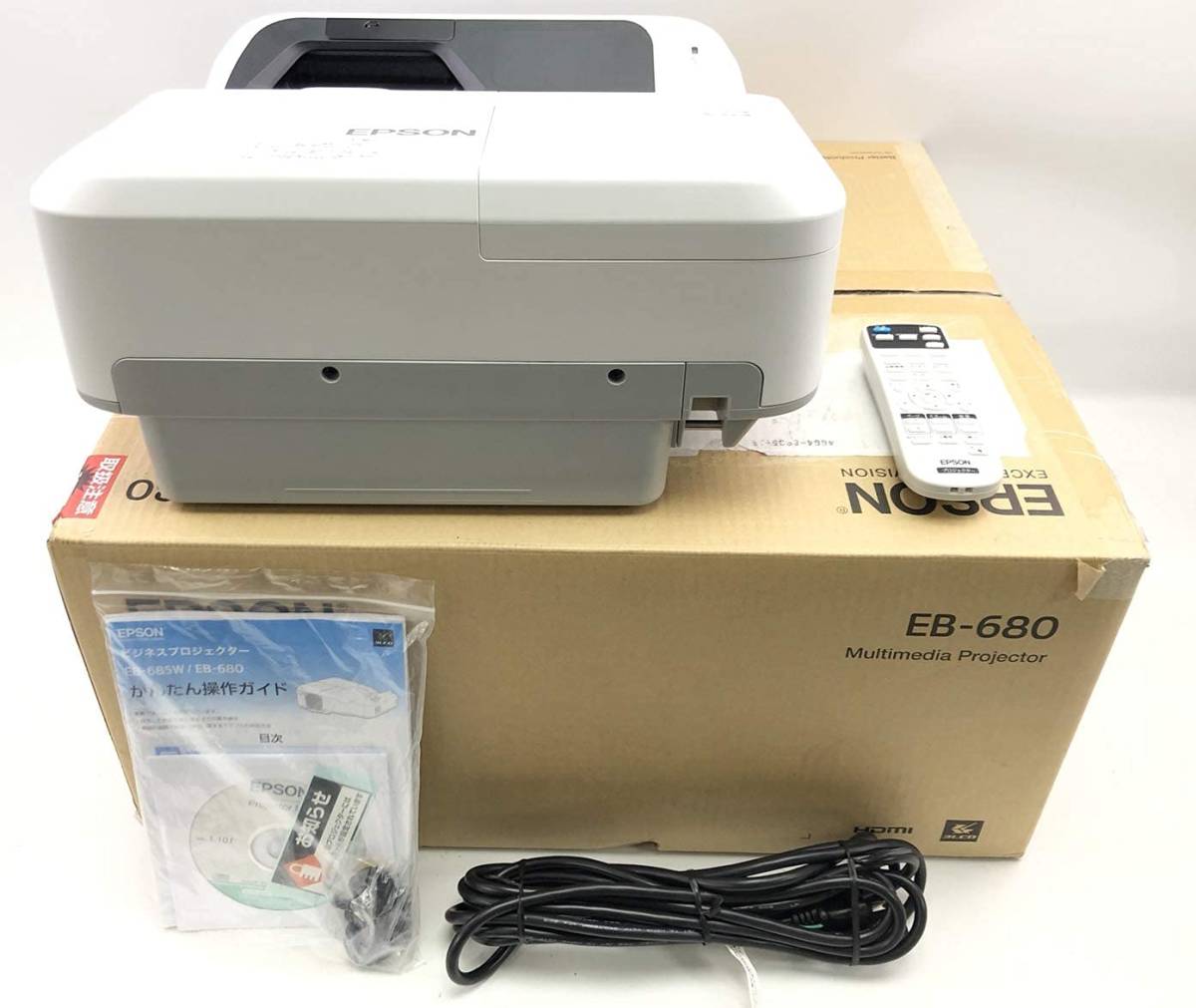 EPSON プロジェクター EB-680 3 500lm XGA 約5.7kg 超短焦点 F(本体)｜売買されたオークション情報、yahooの ...