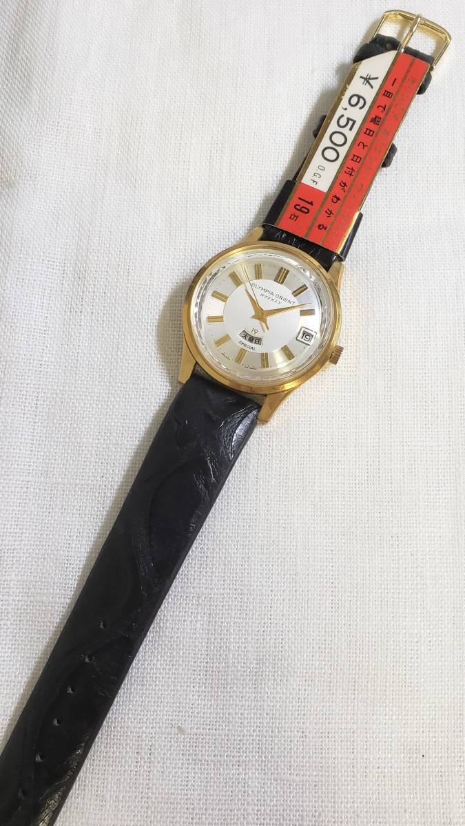 デッドストック品 オリンピアオリエント ウィークリー タグ付き OLYMPIA ORIENT WEEKLY 19石(オリエント)｜売買されたオークション情報、yahooの商品情報をアーカイブ ...