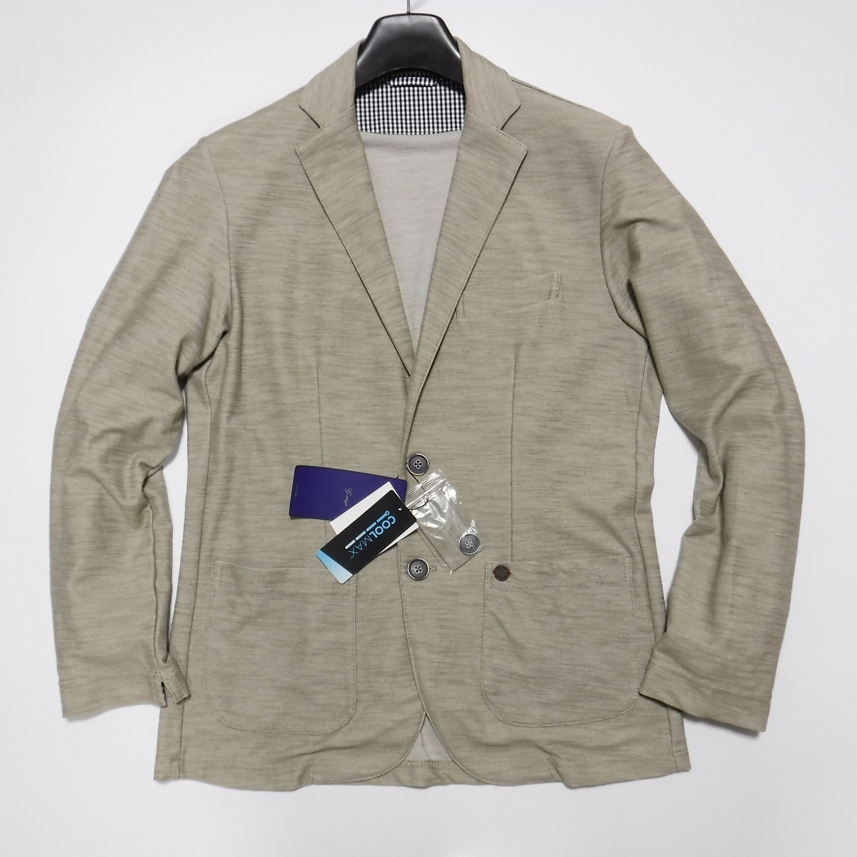 JK42 ジーステージ G-stage ベージュ ストレッチジャージーポンチテーラードジャケット 46 M LEON Safari 掲載ブランド(Mサイズ)｜売買されたオークション情報 ...