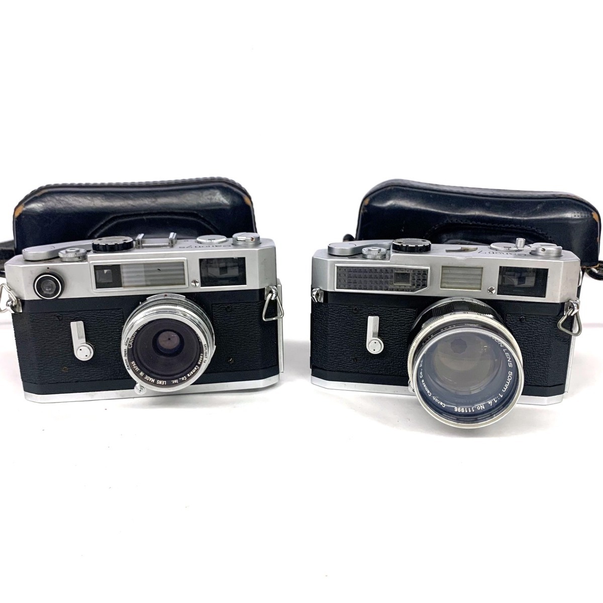 1円 Canon キヤノン 7S / MODEL 7/ Canon LENS 28mm/50mm フィルムカメラ 計2点 y166 ...