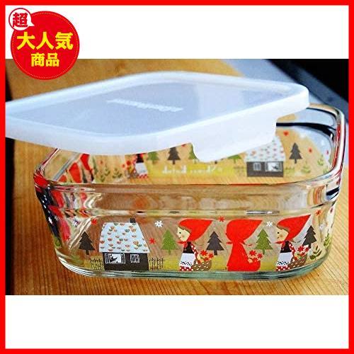 ab14 iwaki イワキ 耐熱ガラス 保存容器 シンジカトウ precious red hood 角型 L 1.2L パック&レンジ B3248-SNA1(密閉容器)｜売買された ...