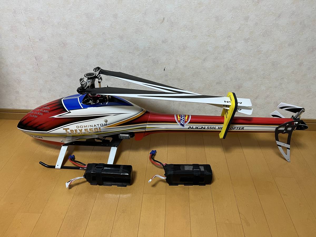 極上 ： ALIGN アライン T-REX 550 L Dominator 完成機 メカ付(完成品（電動）)｜売買されたオークション情報 ...