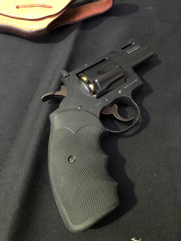 S-204 ASGK規格 COLT PYTHON.357 コルトパイソン マグナム ガスガン トイガン ガンホルダー付 イースト.A｜ミリタリー